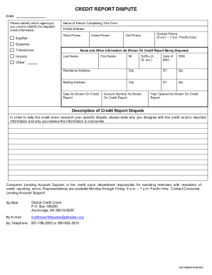 Fillable Online Sample Letter to Credit Bureaus Disputing Errors on ...