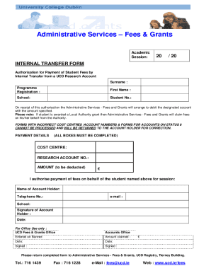Fillable Online Internal transfer Form 08-9 DOC Fax Email Print - pdfFiller