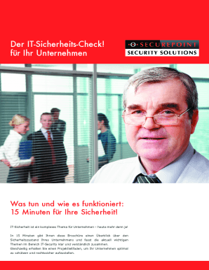 Ausfüllbar Online Securepoint IT-Security-Check. IT-Security-Chekcliste ...