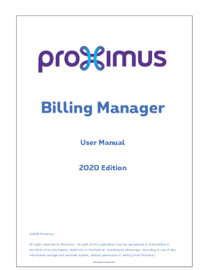 Fillable Online 1 How do I obtain access to the Billing Manager ...