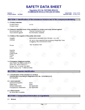 Fillable Online ECOS Ginger Plus 9758 - Safety Data Sheet Fax Email ...