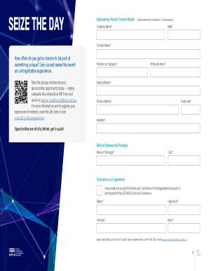 Fillable Online EVENT SPONSORSHIP PROSPECTUS - NECA Vic Fax Email Print ...