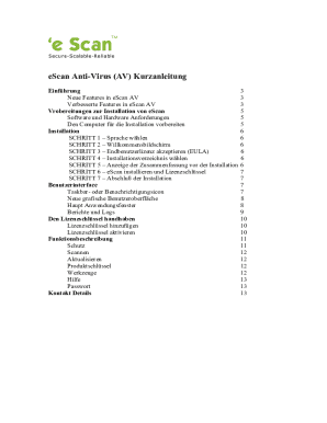 Fillable Online eScan Cybersecurity as a Service: Award-Winning ...