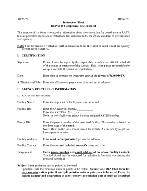 Fillable Online eec ky DEP Forms Library - Kentucky Energy and ...
