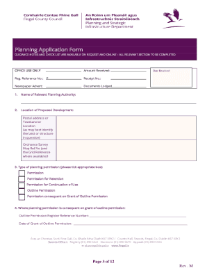 Fillable Online Preparation of Land Use and Environmental Applications Fax Email Print - pdfFiller
