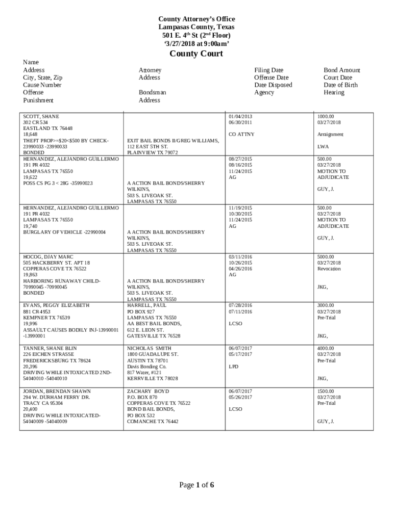 SCOTT, SHANE Doc Template | pdfFiller