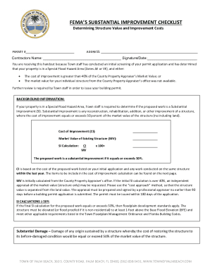 Fillable Online or substantial damage - notice to property owner Fax ...