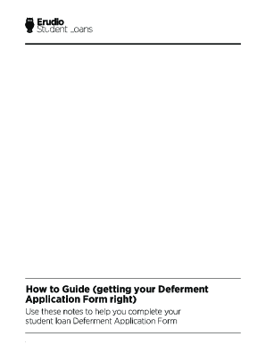 Fillable Online Getting your deferment application form right (How to ...