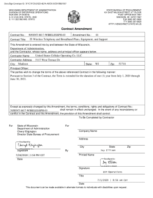 Fillable Online WISCONSIN DEPARTMENT OF ADMINISTRATION Fax Email Print ...