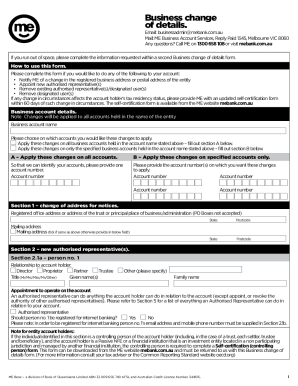 Fillable Online Business appointment of signatory form. Fax Email Print ...