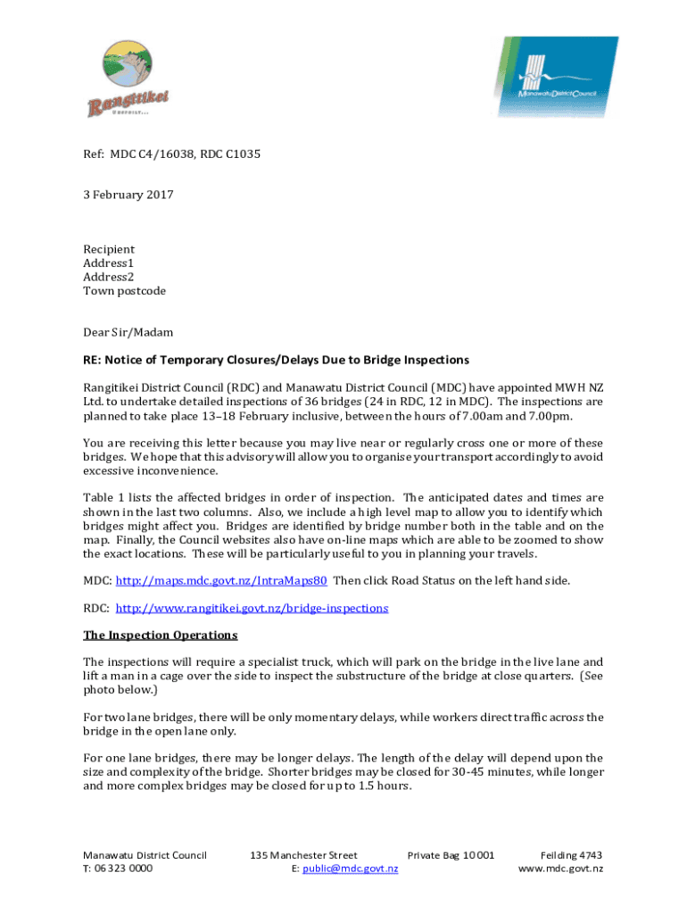 Fillable Online MDC Letter Template Fax Email Print - pdfFiller