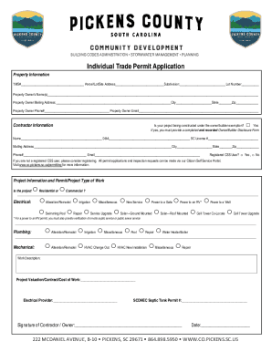 Fillable Online Permit Worksheet DRAFT TRADE Fax Email Print - pdfFiller