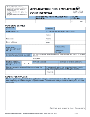 How to Complete a Job Application Doc Template | pdfFiller