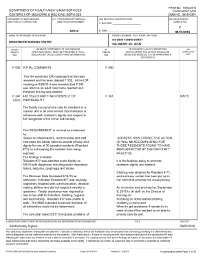 Fillable Online 10/05/2015 form approved - NC DHHS Fax Email Print ...