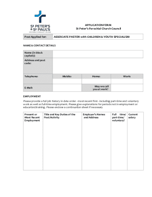Fillable Online Associate APPLICATION FORM Fax Email Print - pdfFiller