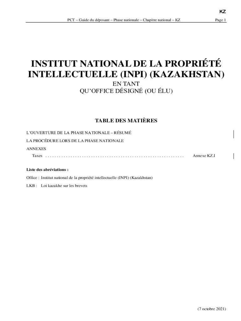 Remplissable En Ligne 1.8 tats parties au PCT etla CBE - Guide du dposant Fax Email Imprimer ...
