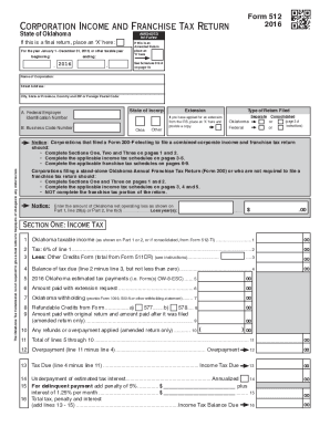 Fillable Online Corporation Income Tax Forms and Instructions Fax Email ...