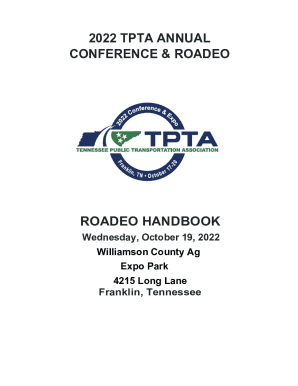Fillable Online TPTA Annual Conference & Expo Franklin Fax Email Print ...