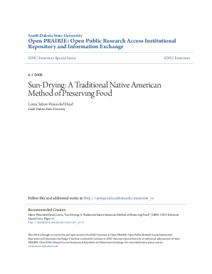 Fillable Online Sun-Drying: A Traditional Native American Method of ...