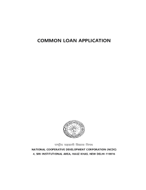Fillable Online Common Loan Application Form Fax Email Print - pdfFiller