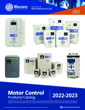 Fillable Online Motor Control Products Catalog Fax Email Print - pdfFiller