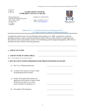 Fillable Online Clare county council planning forms - Pitted Industries ...