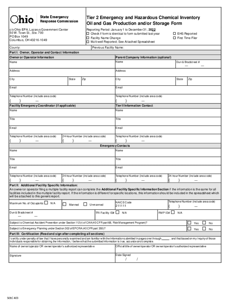 Fillable Online epa ohio Fillable Online Oil & Gas Forms - Ohio EPA Fax ...