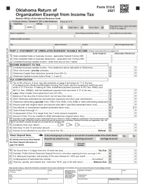 Fillable Online 2022 Form OK OTC 512E Fill Online, Printable, Fillable ...
