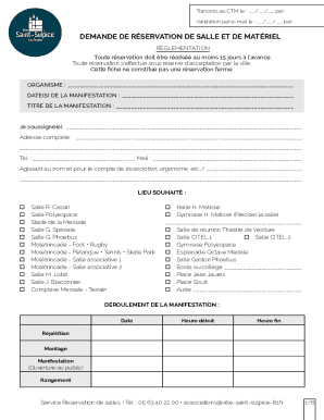 Remplissable En Ligne Guide de demande de rservation de salle, de matriels et ... Fax Email ...