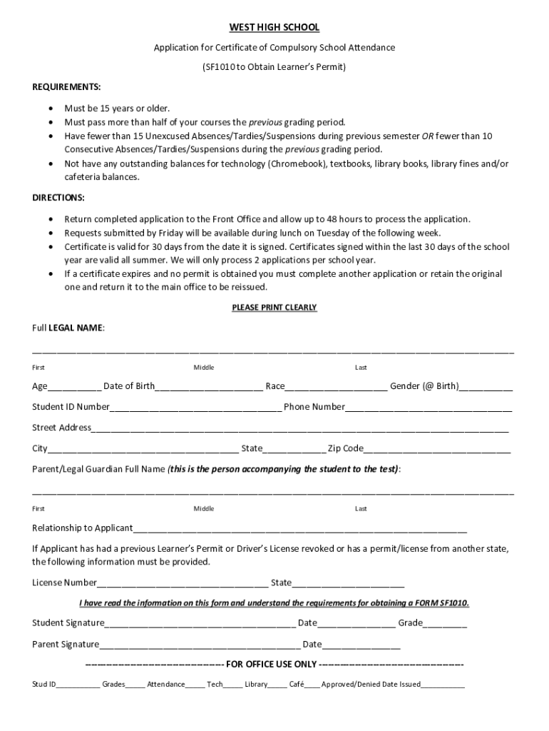 Fillable Online 10th pass certificate application Fax Email Print ...