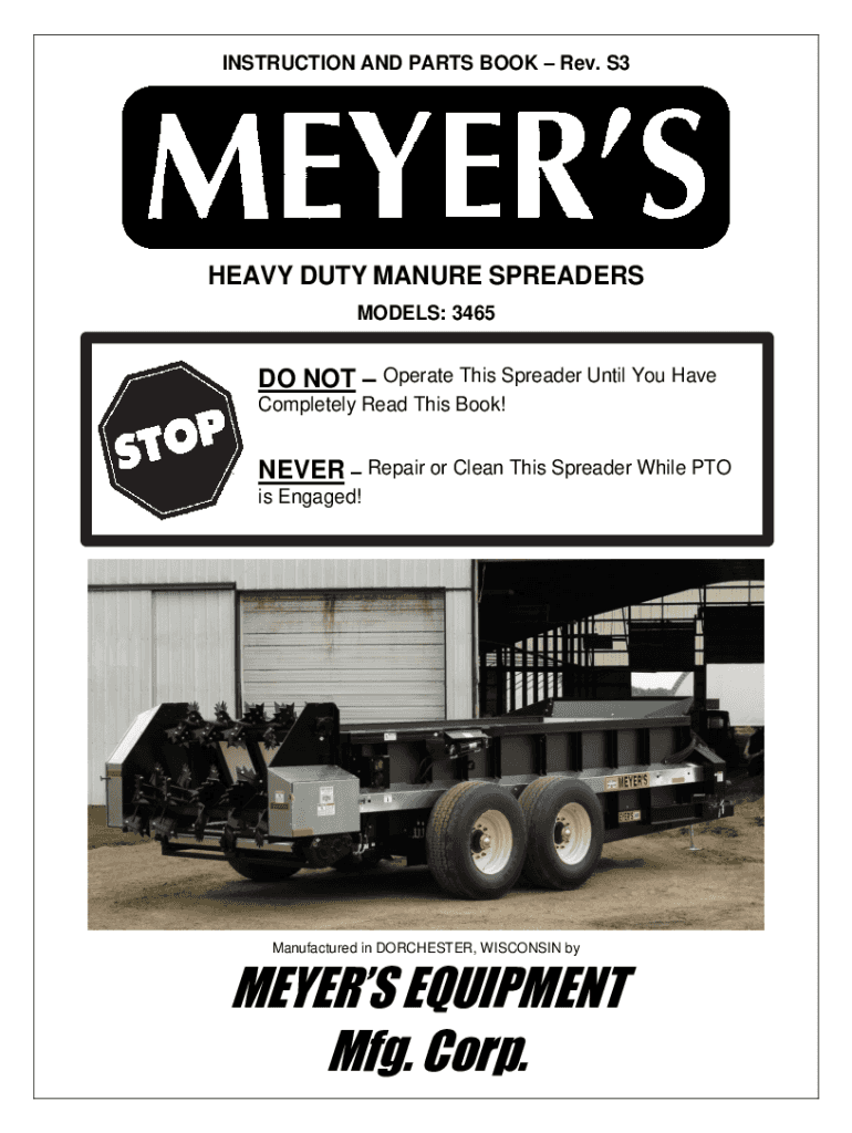 Fillable Online Oliver Superior 7 7-A 7-B Manure Spreader Parts Book ...
