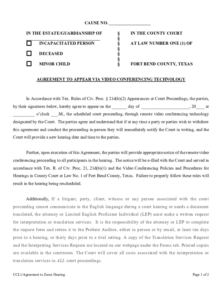 Fillable Online Practicing Probate in County Court at Law # 1 Fax Email ...