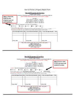 Fillable Online How to Fill Out a Progress Report Form.pdf Fax Email ...