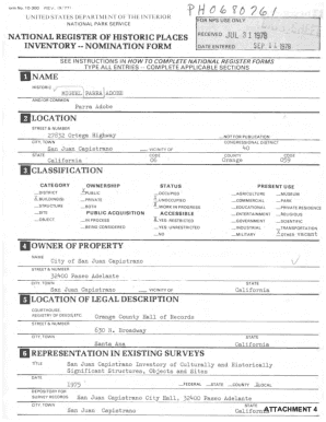 Fillable Online 36 CFR Part 60 -- National Register of Historic Places ...