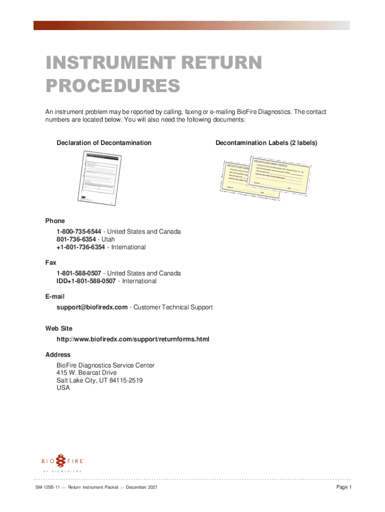 Fillable Online Return Material Authorization Reference Guide ...