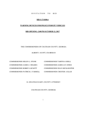 Fillable Online INVITATION TO BID LETTER FORM Fax Email Print - pdfFiller