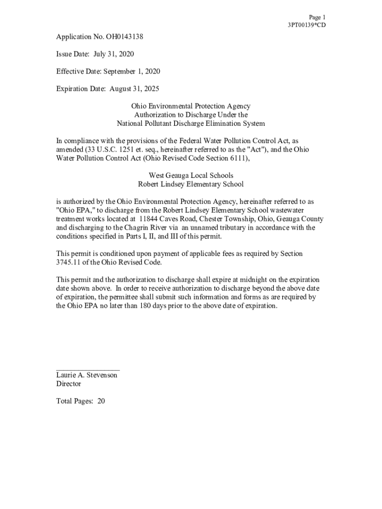 Fillable Online wwwapp epa ohio State Implementation Plan (SIP ...