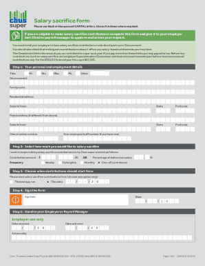 Fillable Online I use salary sacrifice so do I need to claim back my ...