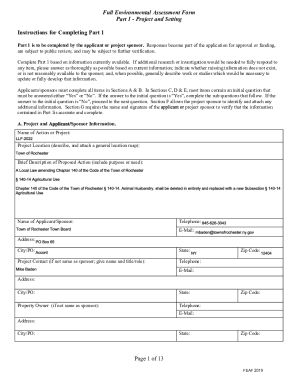 Fillable Online Full Environmental Assessment Form Part 1.pdf Fax Email ...