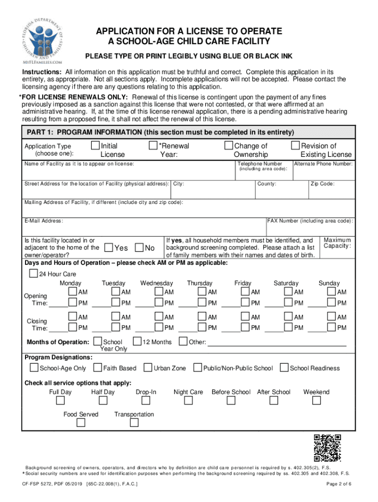 Fillable Online dcf 250 licensing rules for family child care centers ...