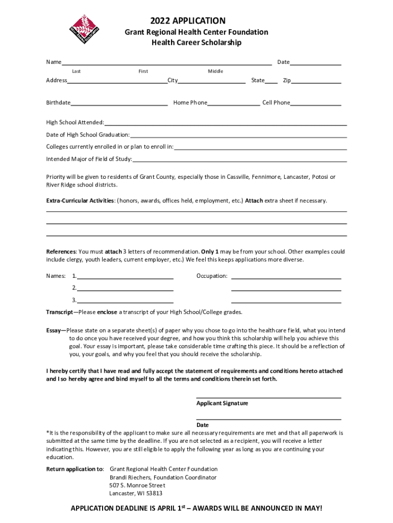 Fillable Online About usGrant Regional Health Center Fax Email Print ...