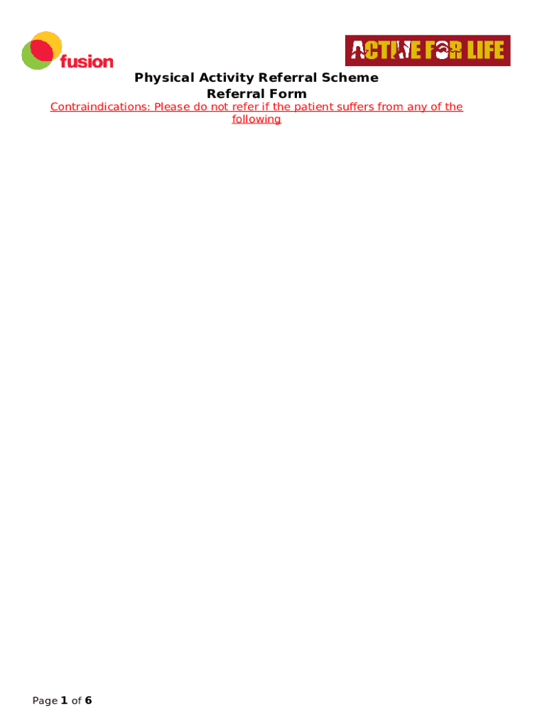 New Active for Life Referral - Amazon AWS Doc Template | pdfFiller