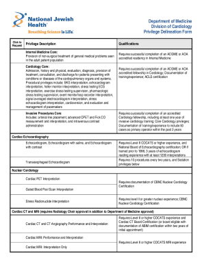 Fillable Online NATIONAL JEWISH HEALTH PRIVILEGE DELINEATION FORM Fax ...