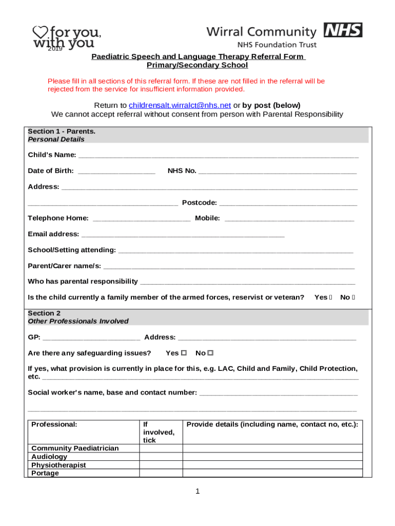 Please email completed referral s to: hdft.speech. ... Doc Template ...