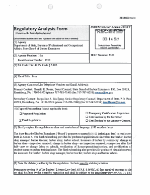 Fillable Online (All Comments submitted on this regulation will appear ...