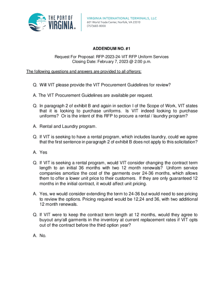 Fillable Online Addendum No. 1 to Services Agreement Fax Email Print - pdfFiller