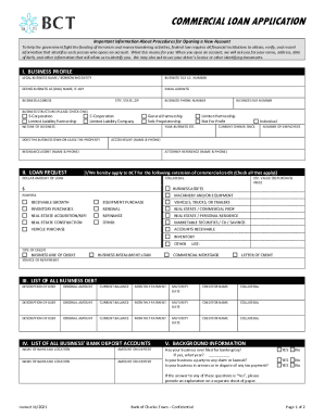 Fillable Online 7(a) Loan Submission Checklist Tab 1Application (for ...