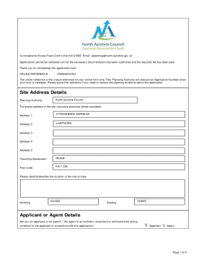 Fillable Online Cunninghame House Friars Croft Irvine KA12 8EE Email ...