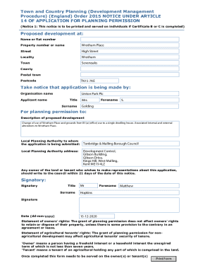 Fillable Online Ownership certificates - advice for planning ... Fax ...