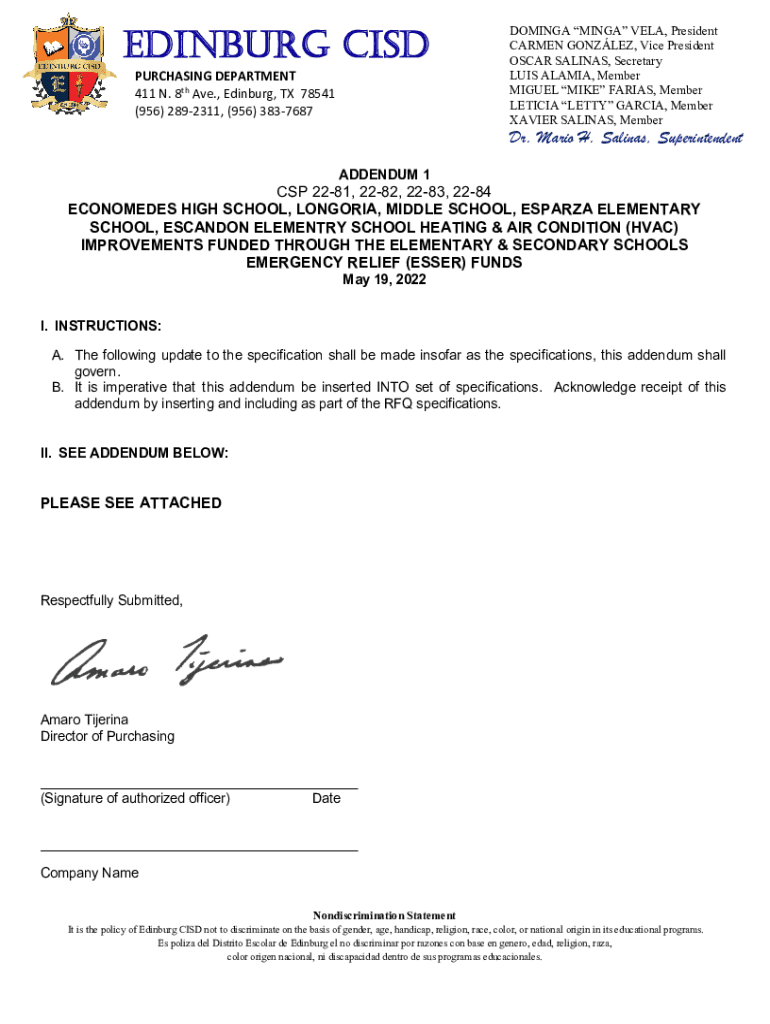 Fillable Online 22-101 Addendum 2.pdf Fax Email Print - pdfFiller